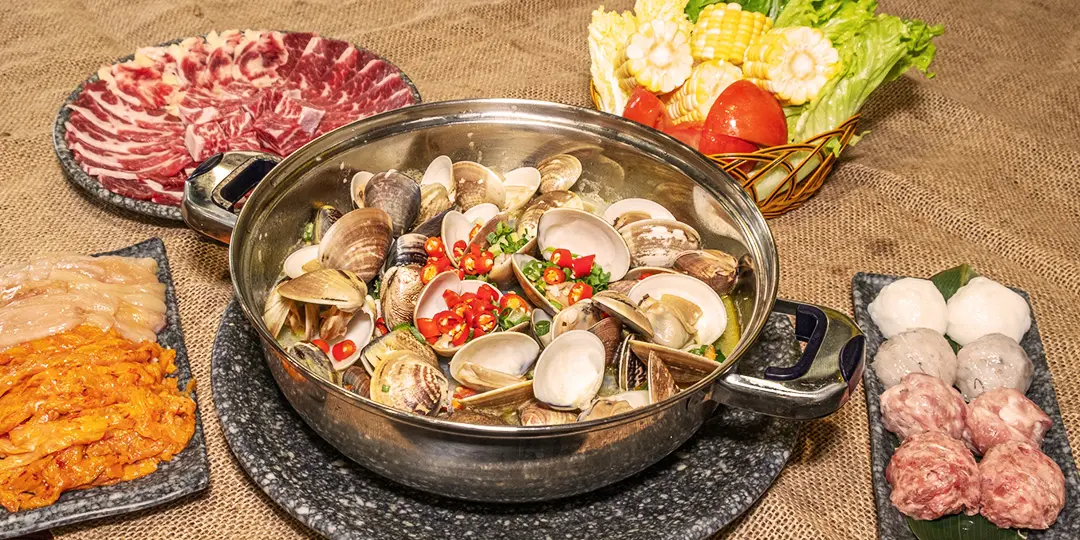 [For 2-4]Clams Hotpot Dinner Set [60 Mins AYCE Clams][Service Charge ...