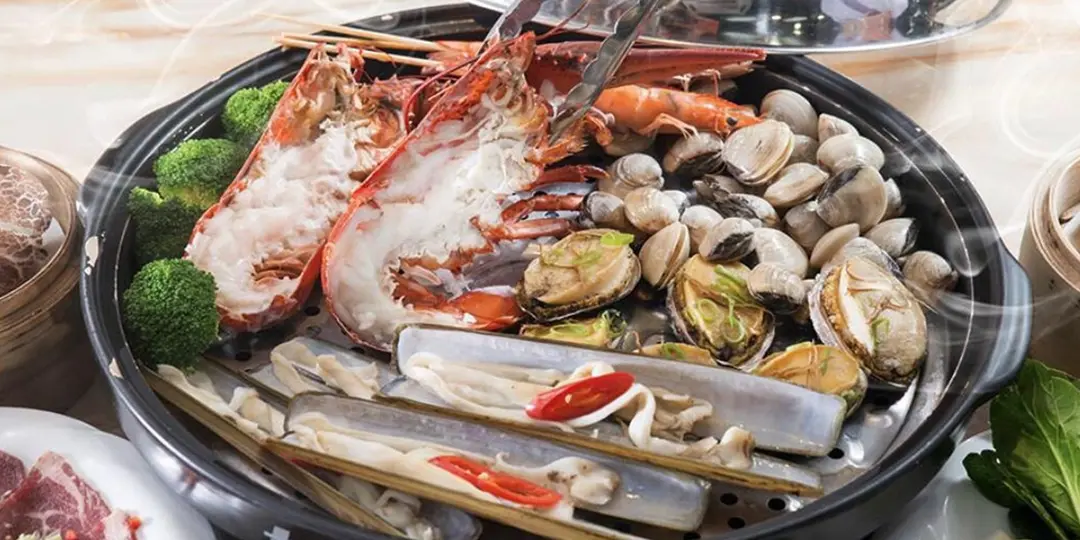 150 mins Lobster Seafood Steam Pot+Australian M5 Wagyu Beef, Handmade ...