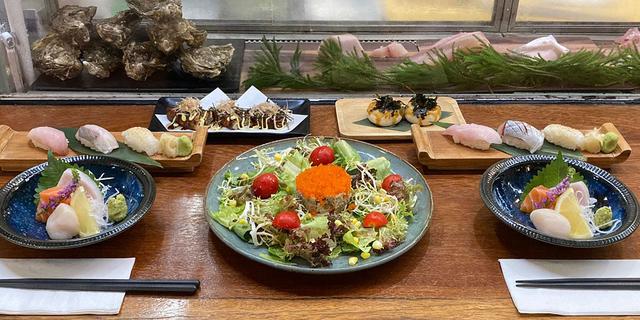 [For 2] Japanese Sashimi & Sushi Tasting Dinner Menu [Service Charge ...