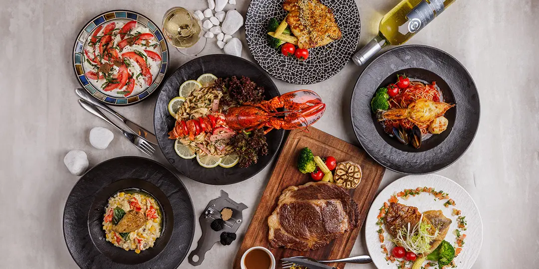 [For 1] Truffle, Beef, Seafood Semi-Buffet Dinner [Service Charge ...