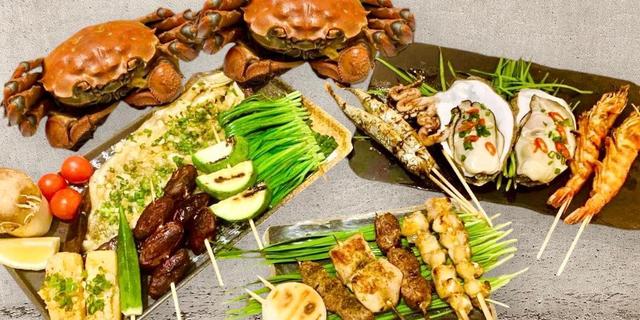 [For 1, Min.2] [Adult/Child] 90-min "AYCE Hairy Crab & Skewers “Set ...